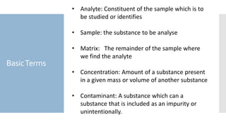 Analytical Chemistry | PPTX