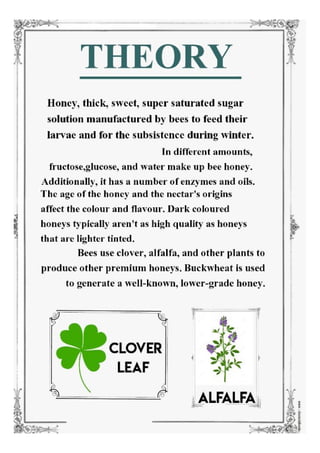 CHEMISTRY ANALYSE OF HONEY CLASS 12 PROJECT .pdf