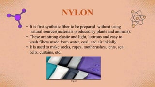 Artificial Fibres | PPTX
