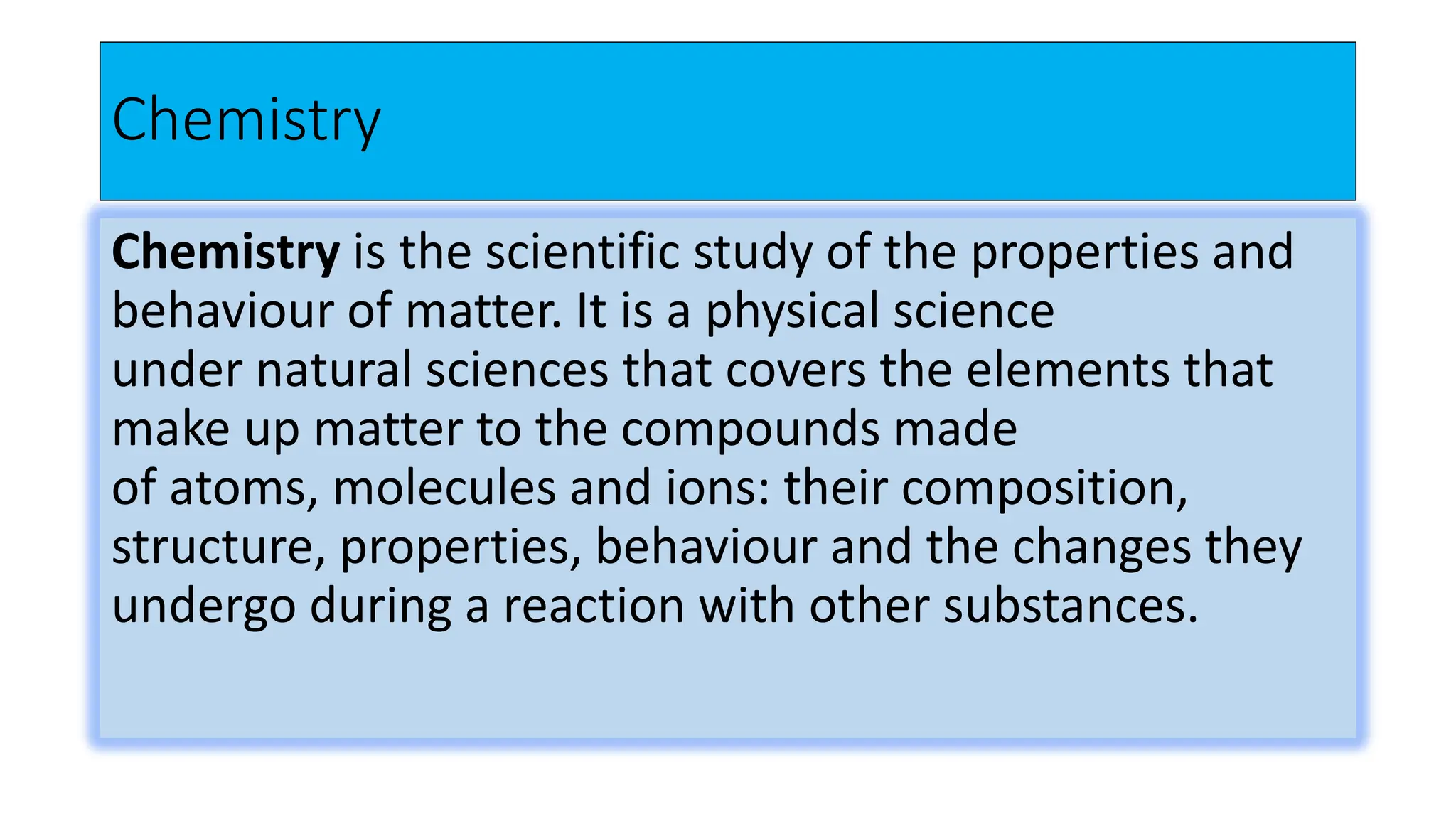 Chemistry | PPT
