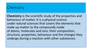 Chemistry | PDF