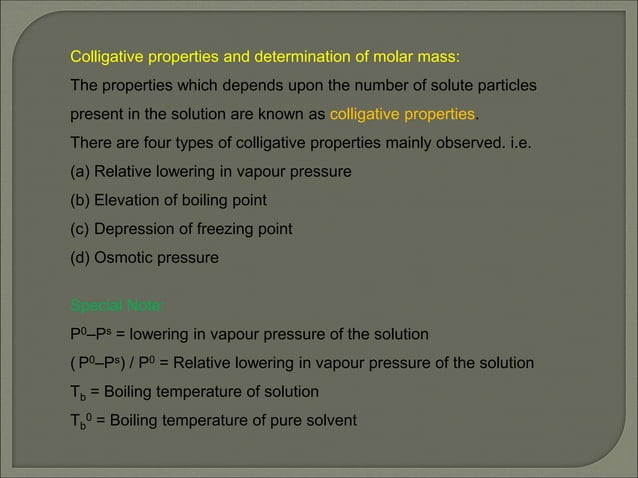 Chemistry chapter 1 solutions detailed explanation | PPT