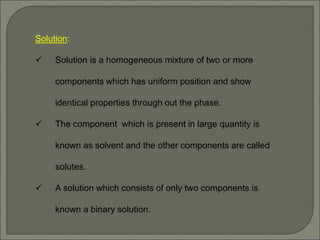 Chemistry chapter 1 solutions detailed explanation | PPT