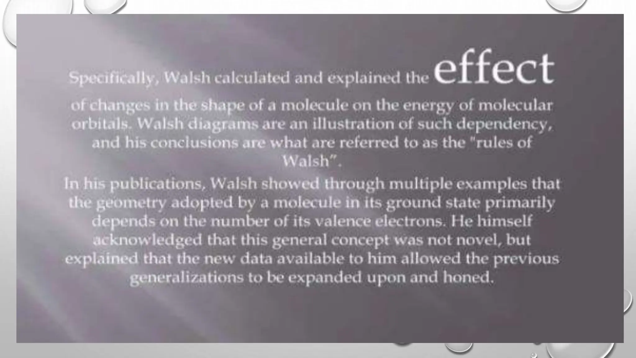 Walsh diagram for the chemistry education | PPTX
