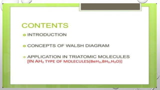 Walsh diagram for the chemistry education | PPTX