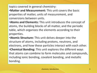 general chemistry. introduction. pdf | PDF
