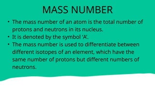 Atomic structure ICSE Class IX presentation | PPTX