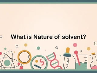Solubility and saturation in chemistry quarter 3 | PPTX