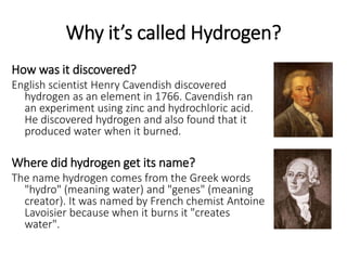 Chemistry:Introduction- Hydrogen and Helium | PPT