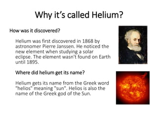 Chemistry:Introduction- Hydrogen and Helium | PPTX