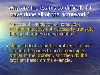 Chemistry How Can Students Be Successful | PPT