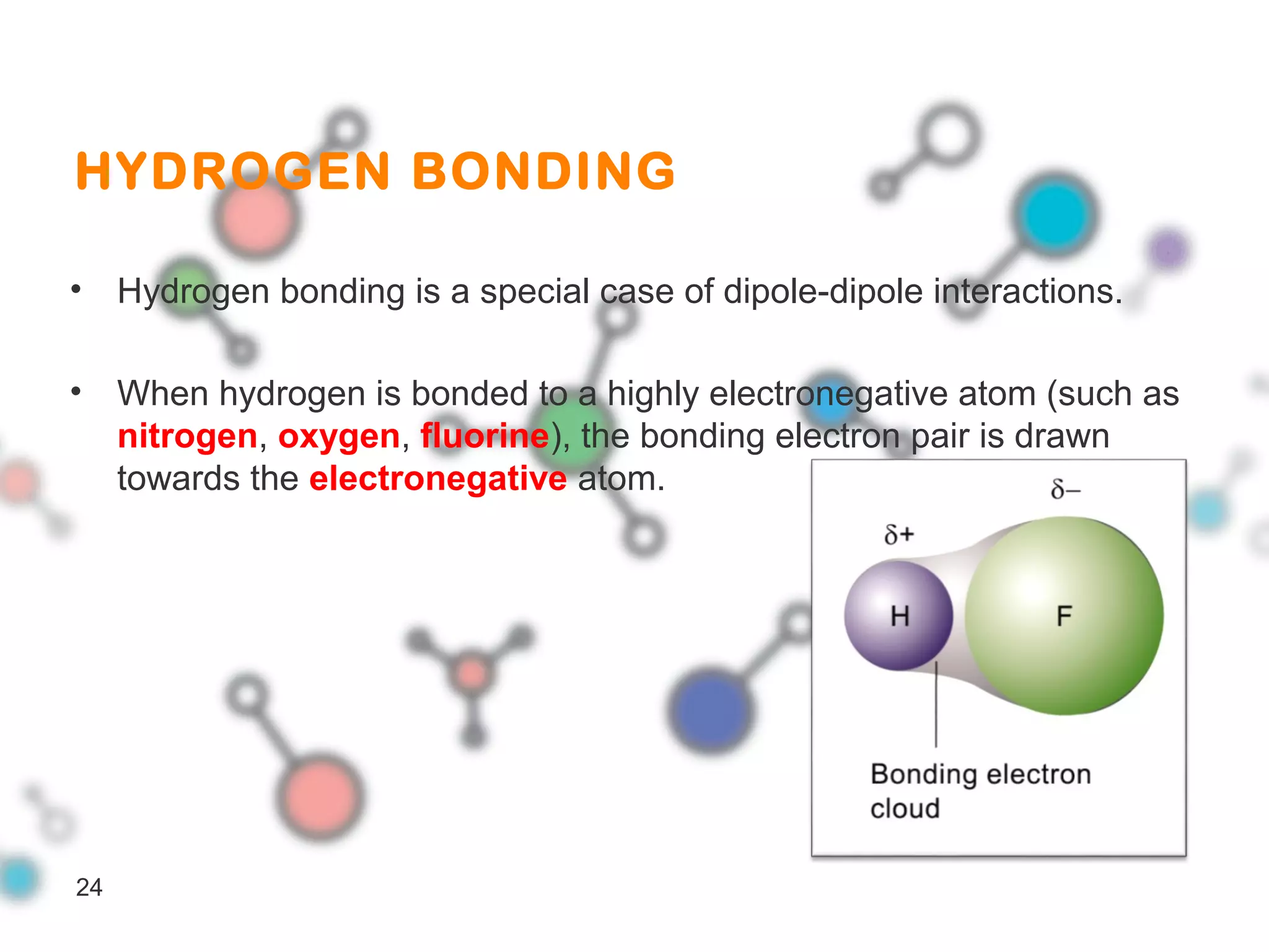 Chemistry hydrogen bonding | PPT