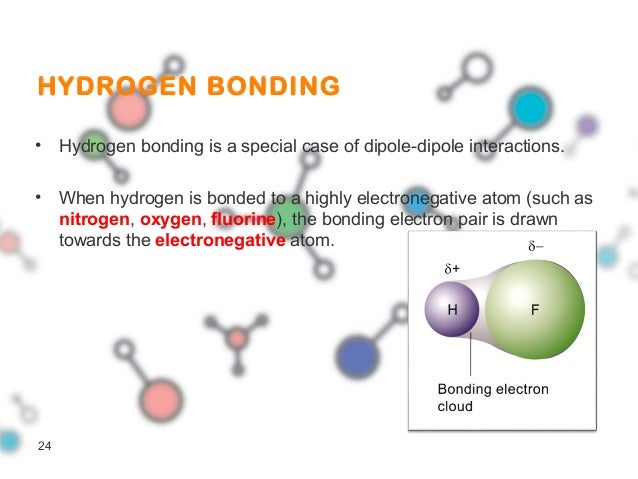 Chemistry hydrogen bonding