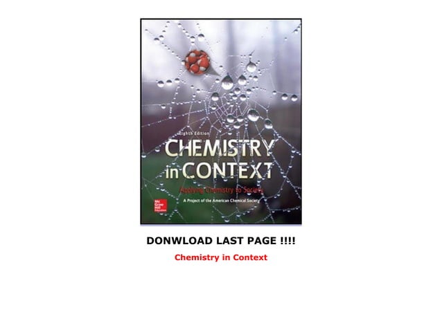Chemistry in Context | PDF