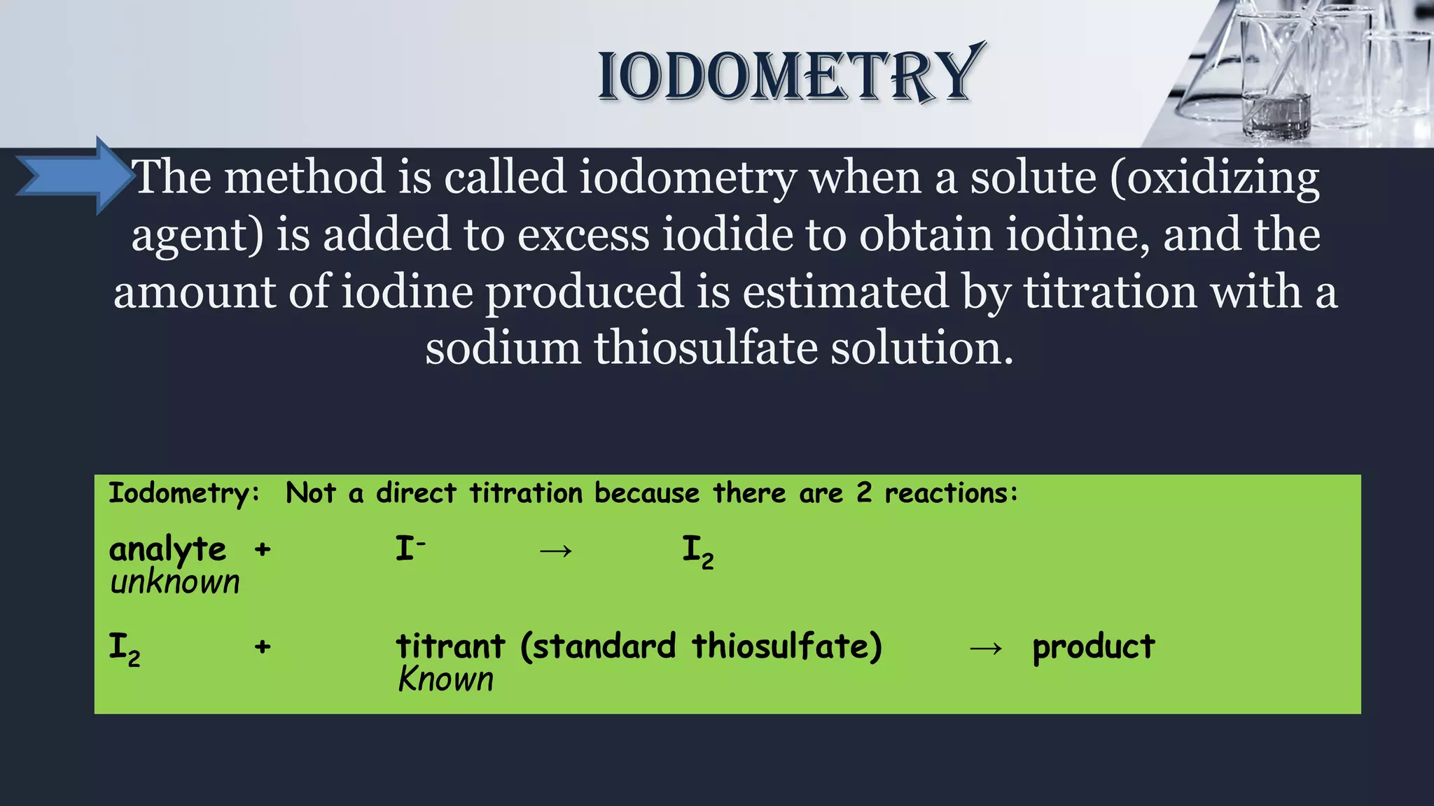 Iodometric and iodimetric Titration | PDF