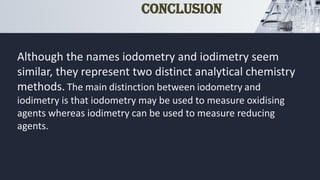 Iodometric and iodimetric Titration | PDF | Chemistry | Science