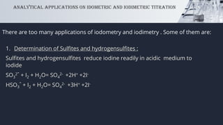Iodometric and iodimetric Titration | PDF