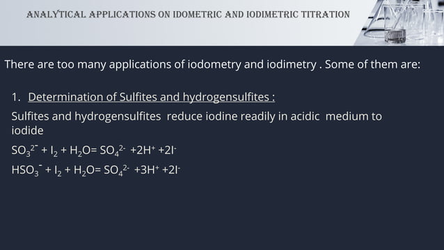 Iodometric and iodimetric Titration | PDF | Chemistry | Science