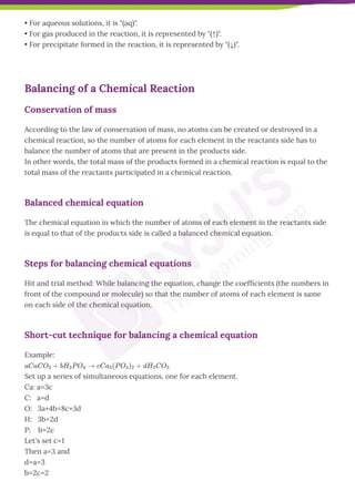 Chemistry notes-class-10-chapter-1 | PDF