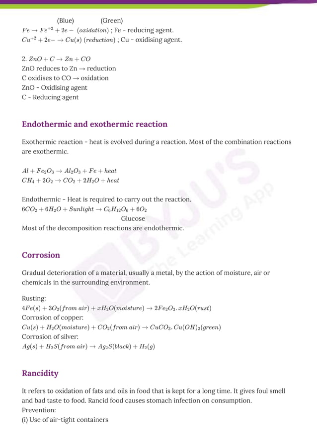 Chemistry notes-class-10-chapter-1 | PDF | Chemistry | Science