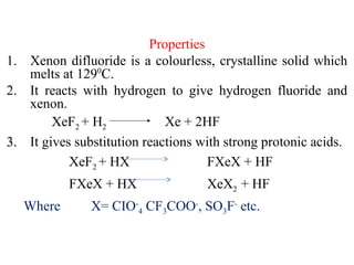 chemistry-of-noble-gases and its properties.ppt