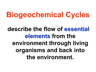 Chemistry of-the-atmosphere-4-biogeochemical-cycles | PPT