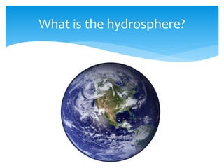 Chemistry of-water-1-intro | PPTX