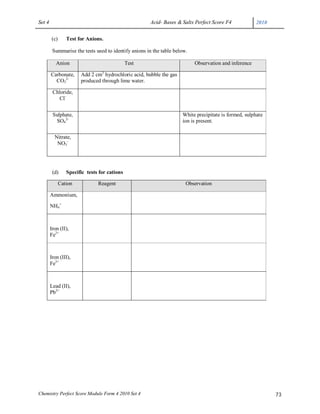 Chemistry perfect-score-module-form-4-set-4 | PDF