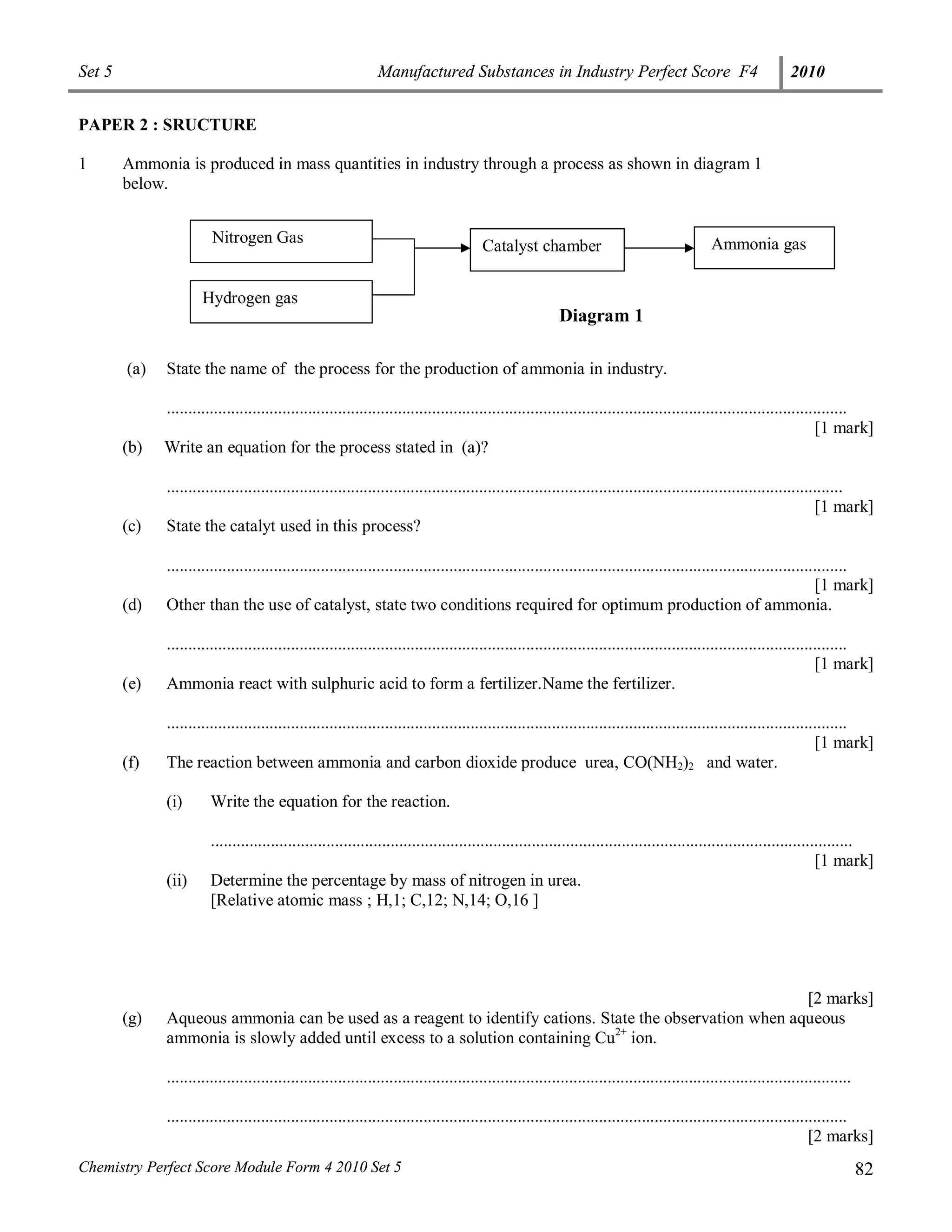 Chemistry perfect-score-module-form-4-set-5 | PDF