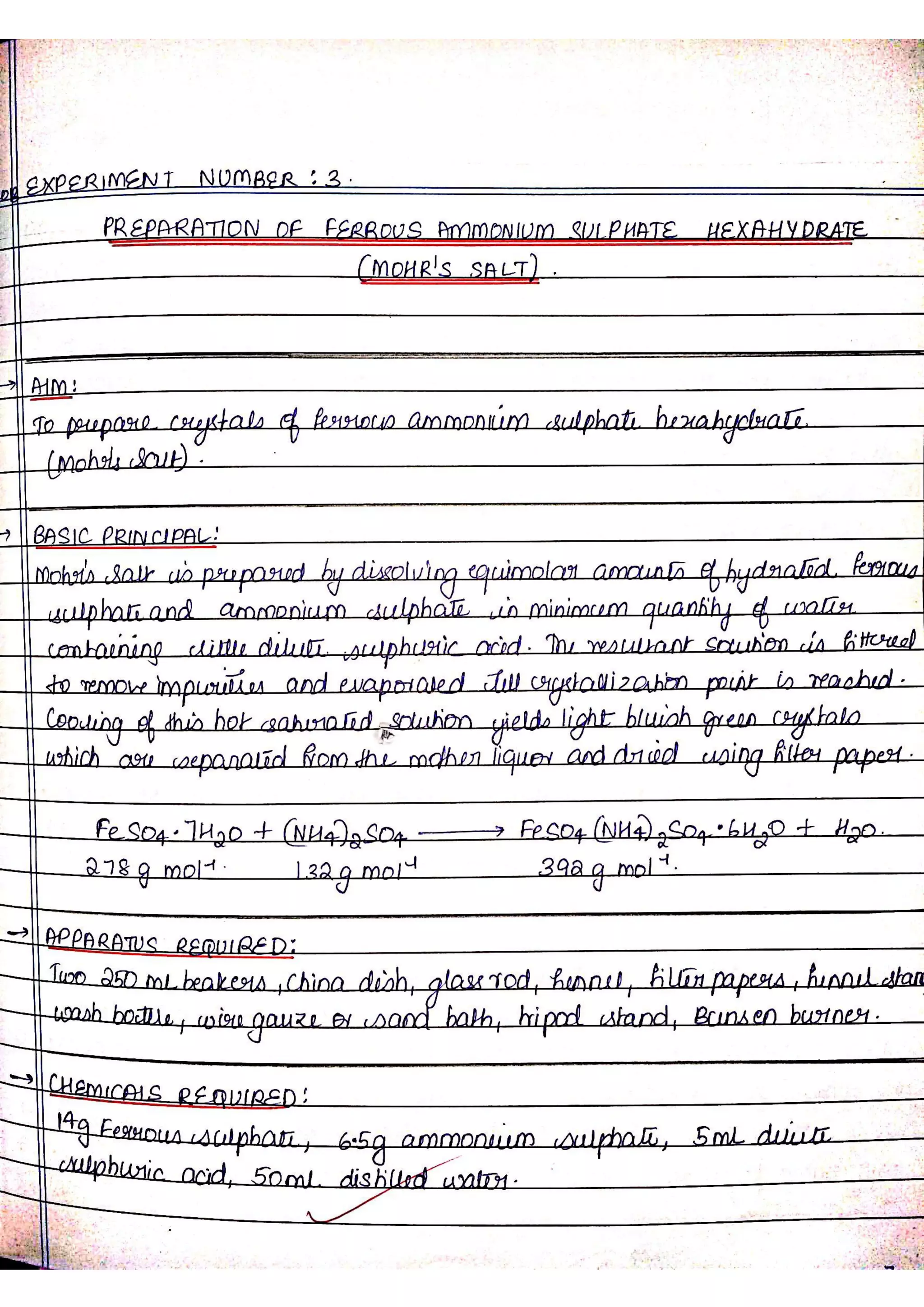 Chemistry Practical Record Full CBSE Class 12 | PDF