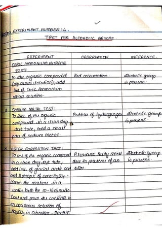 Chemistry Practical Record Full CBSE Class 12 | PDF