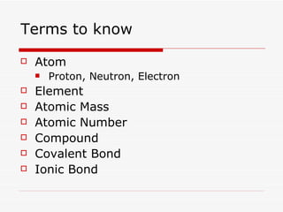 Chemistry Review | PPT