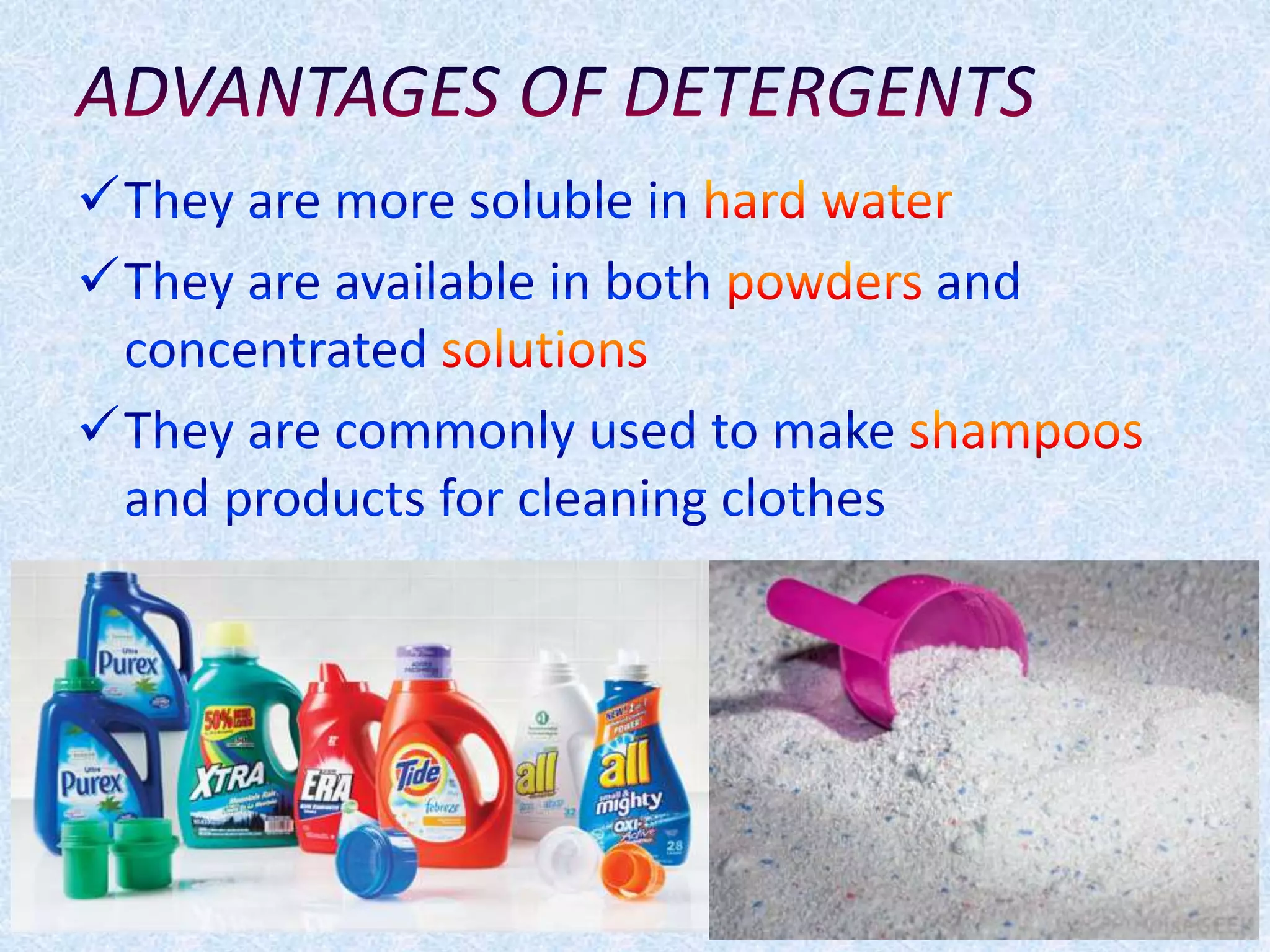 Chemistry soaps and detergents | PPTX