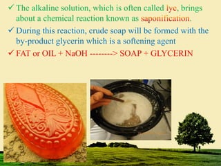 Chemistry soaps and detergents | PPTX