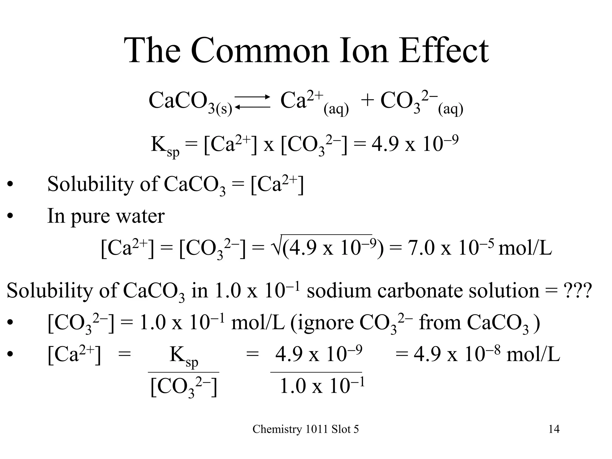 Solubility and solubility product, examples .ppt