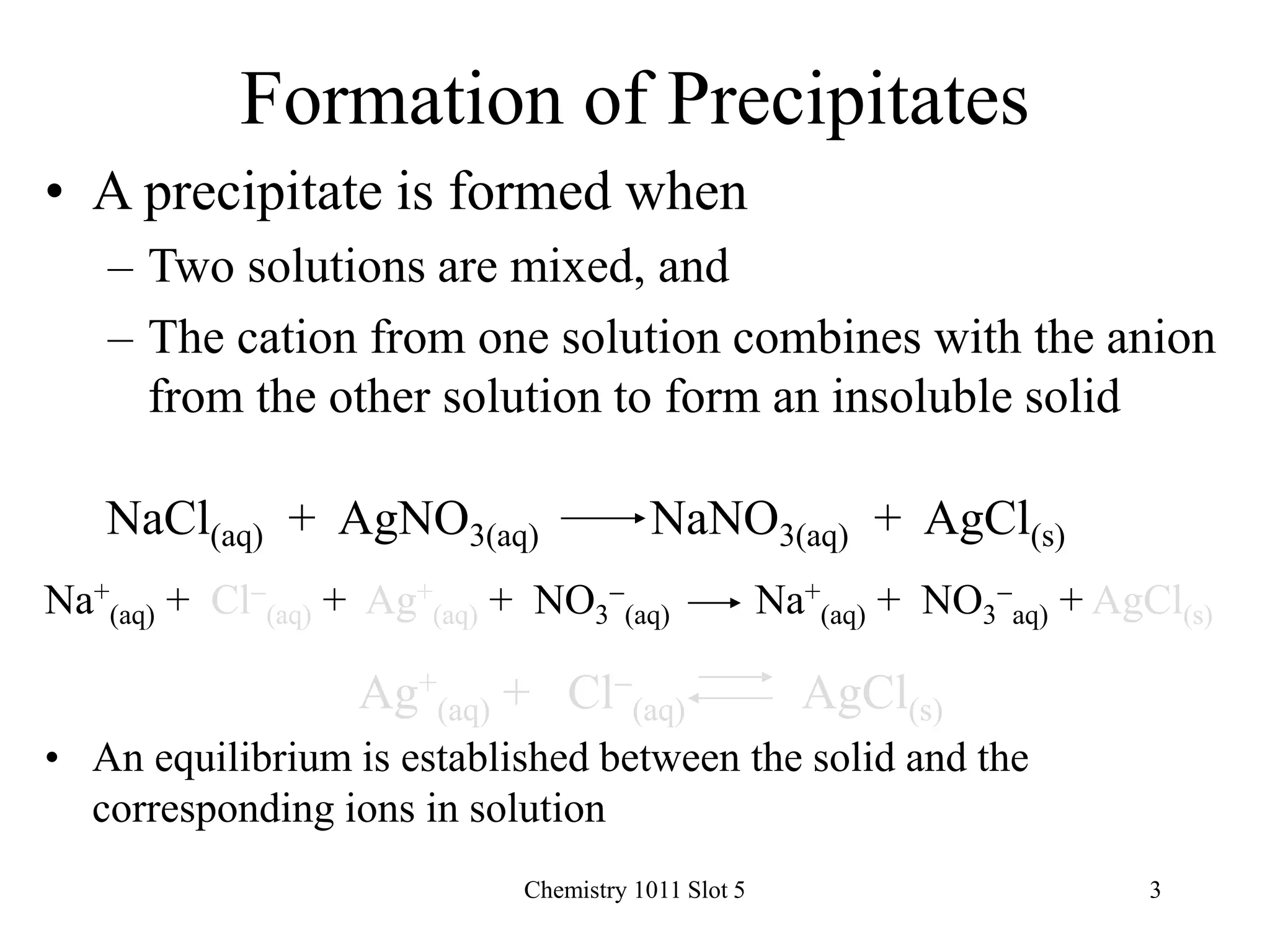 Solubility and solubility product, examples .ppt