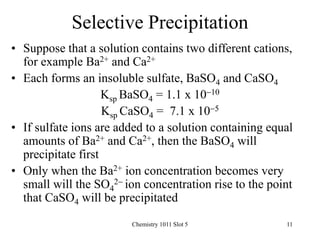 Solubility and solubility product, examples .ppt
