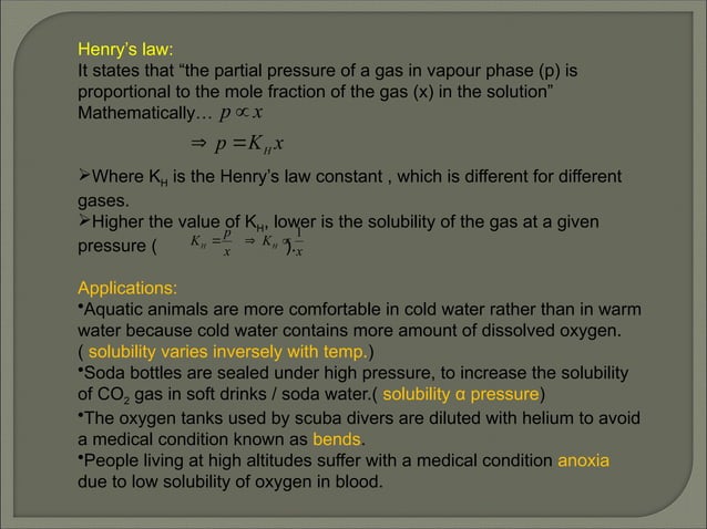 CHEMISTRY 12 solutions.pptx for class 12 | PPTX