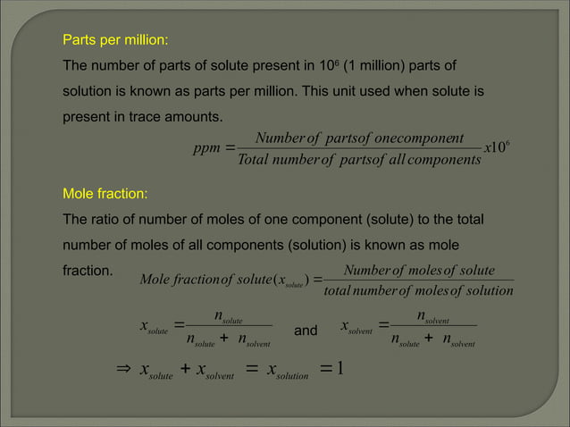 CHEMISTRY 12 solutions.pptx for class 12 | PPTX