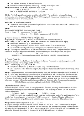 Pharmaceutical Inorganic Chemistry notes | DOC