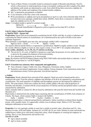 Pharmaceutical Inorganic Chemistry notes | DOC