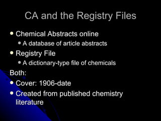 Chemistry 420 part2 | PPT