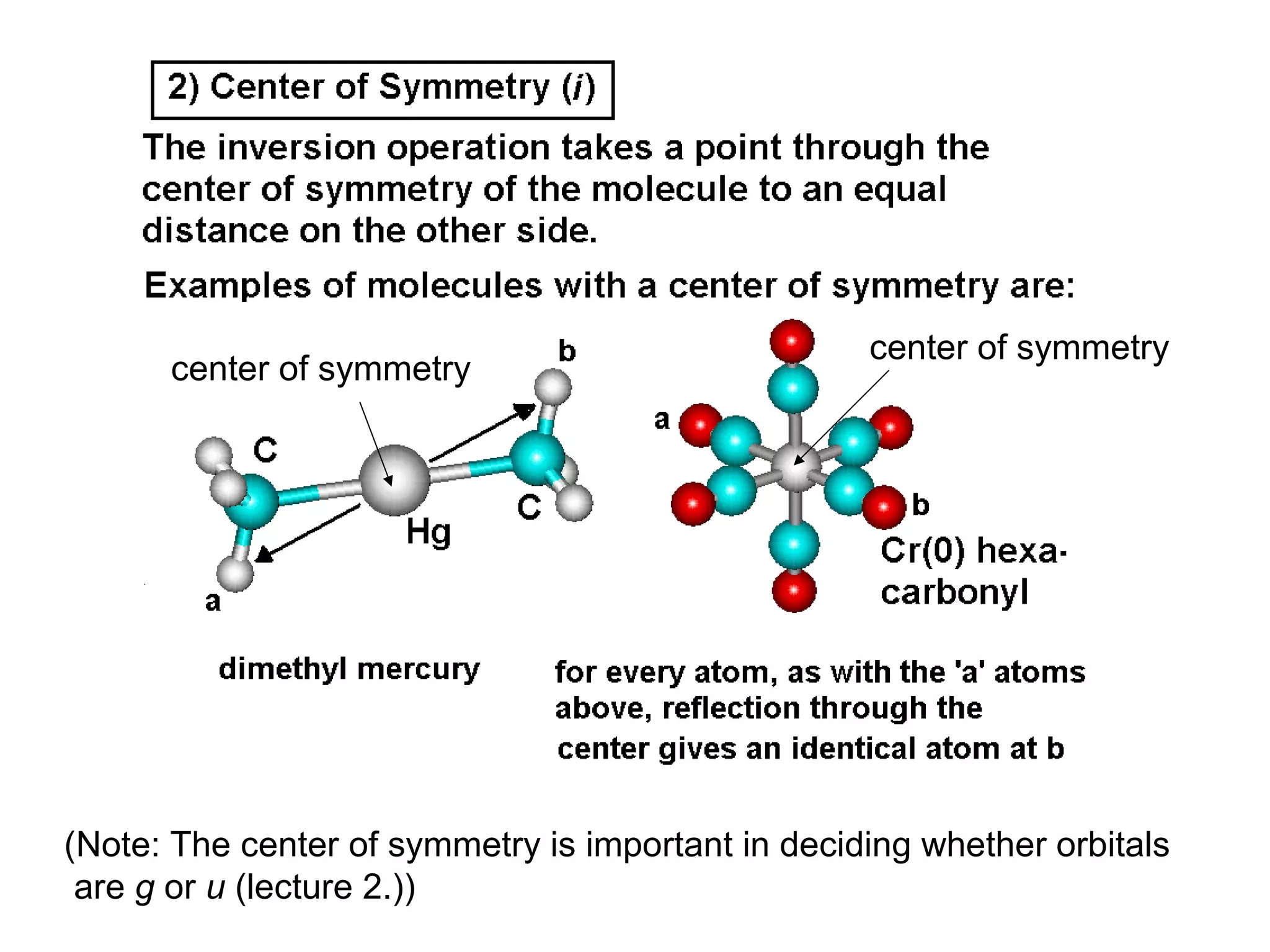 Chemistry445lecture7 grouptheory | PPT