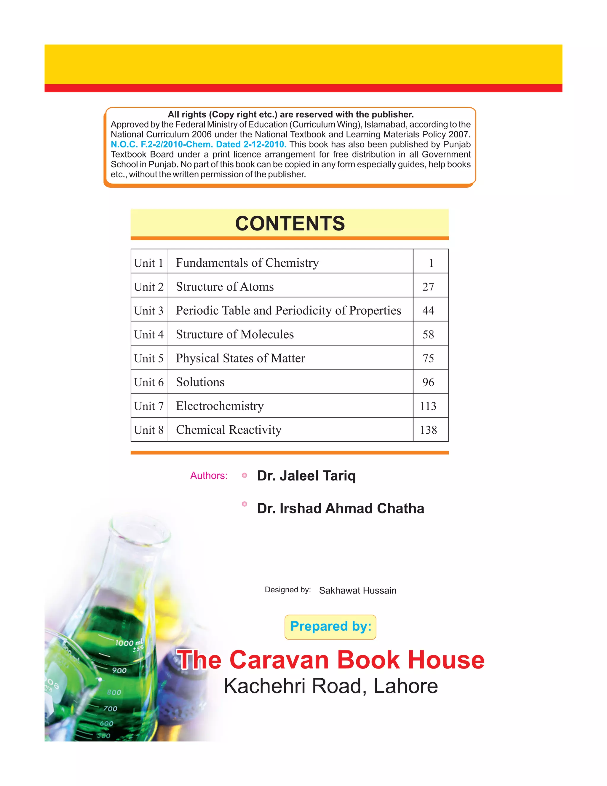 Chemistry 9Th Book, PUNJAB TEXT BOOK | PDF