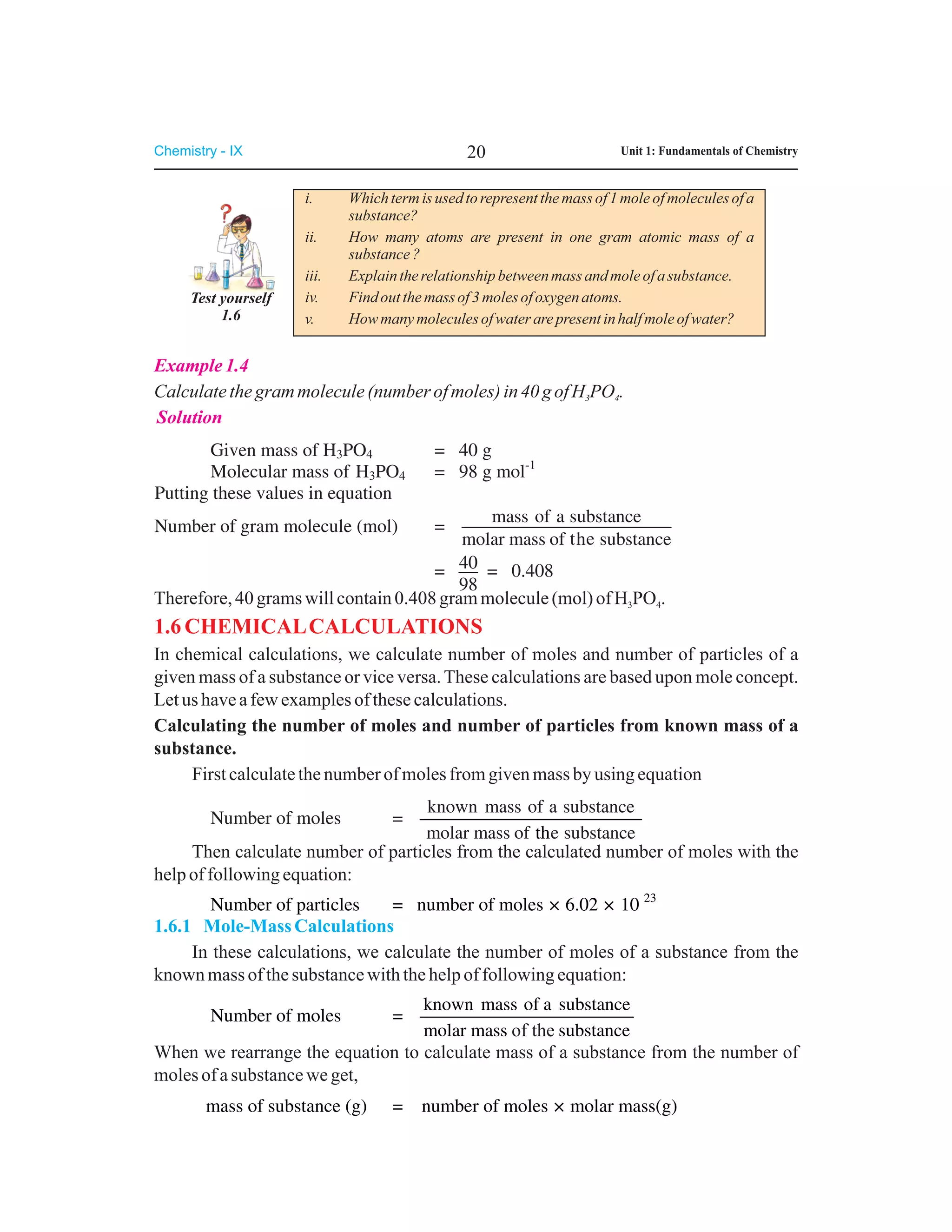 Chemistry 9Th Book, PUNJAB TEXT BOOK | PDF