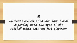 Salient features of long form periodic table | PPTX