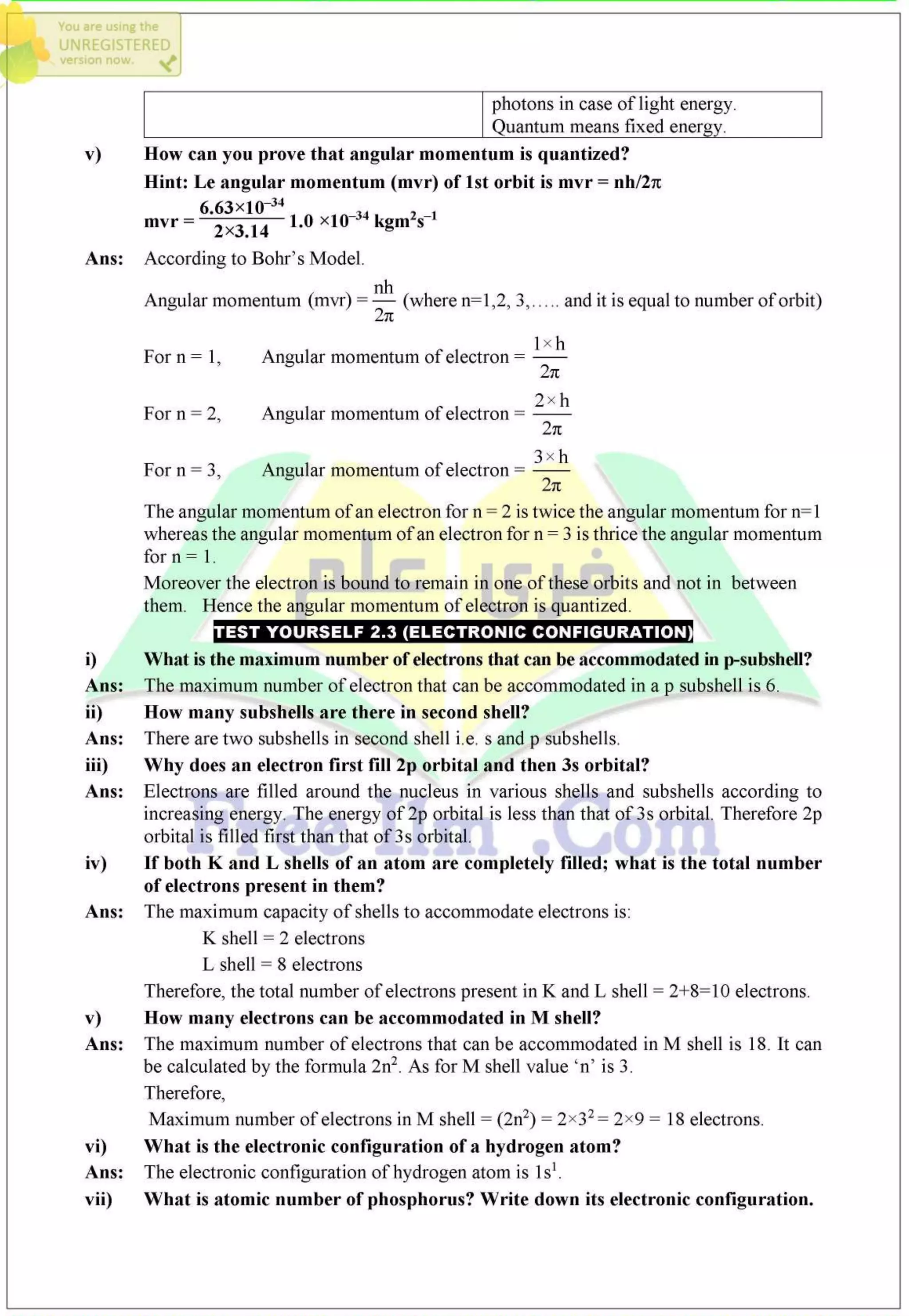 Chemistry 9th Class Test Yourself Full Book | PDF