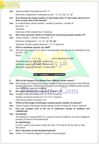 Chemistry 9th Class Test Yourself Full Book | PDF
