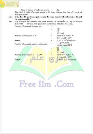 Chemistry 9th Class Test Yourself Full Book | PDF