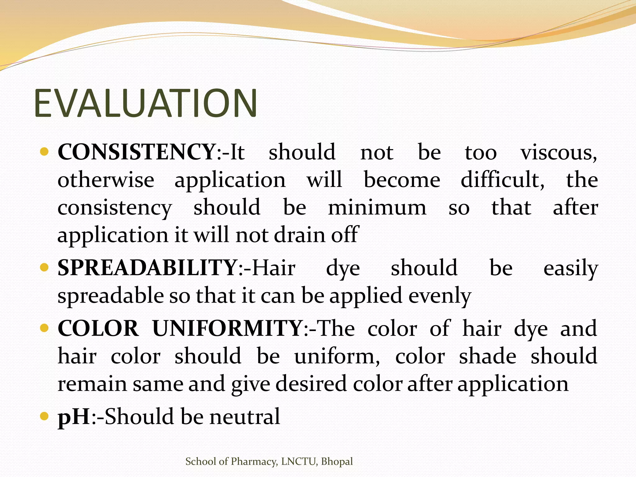 Chemistry and formulation of para phenylene diamine based hair dye | PPTX